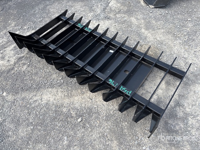 2025 Kit Containers QT-RR-70 70 in Skid Steer Root Rake (Unused ...