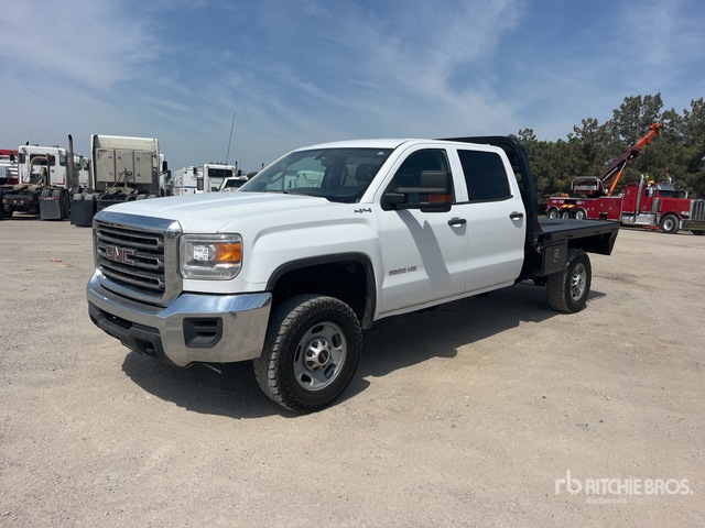 2019 GMC Sierra 2500HD 4x4 Crew Cab Flatbed Truck | Ritchie Bros ...