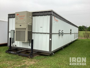 Spartan Structures 54 ft x 14 ft 6 Person Skid-Mounted Mobile Camp in ...