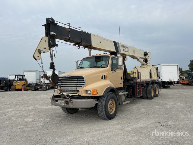 National 900A 26 ton Straight Boom on 2008 Sterling LT8500 6x4 Crane ...