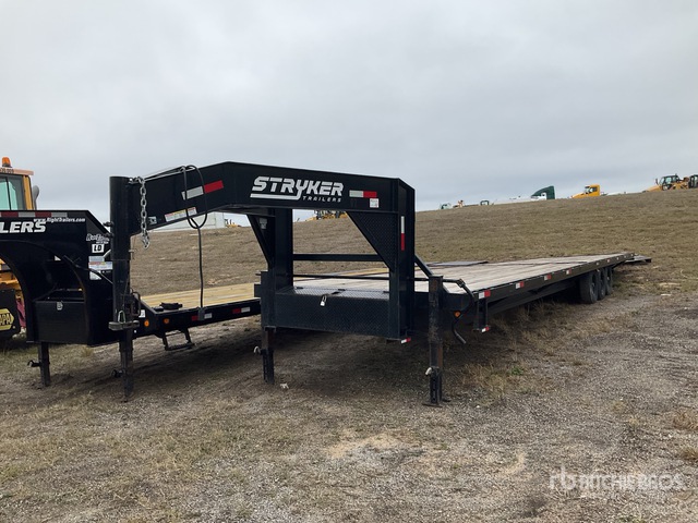 2023 Stryker 8.5X40 GN21K 40 ft Tri/A Gooseneck Flatbed Trailer ...