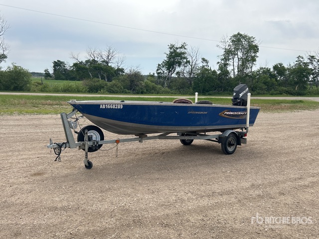 2008 Princecraft Springbok 16 ft Fishing Boat | Ritchie Bros. Auctioneers