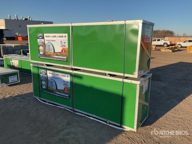 2025 Suihe S408020R-300gPE 40 ft x 80 ft x 20 ft Storage Building ...