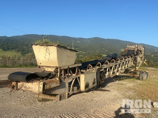 KPI-JCI 30 in x 80 ft Portable Radial Stacking Conveyor in Novato ...