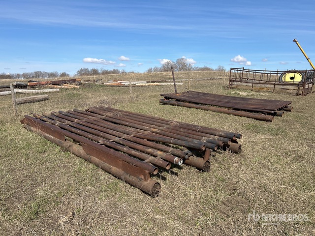 Quantity of (2) (1) 16 ft x 8 ft (1) 15 ft x 8 ft Texas Livestock Gate ...