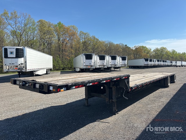 2004 Transcraft DTL2000 47 ft T/A Spread Axle Single Drop Step Deck ...