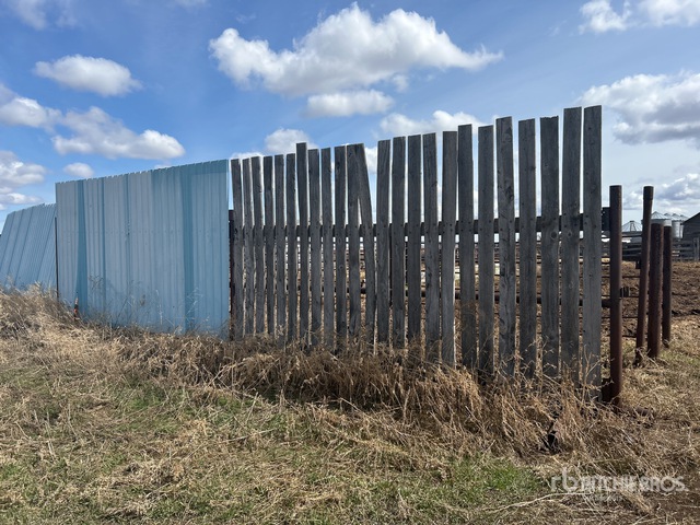 Quantity of (2) 30 ft Free Standing Wind Fence | Ritchie Bros. Auctioneers