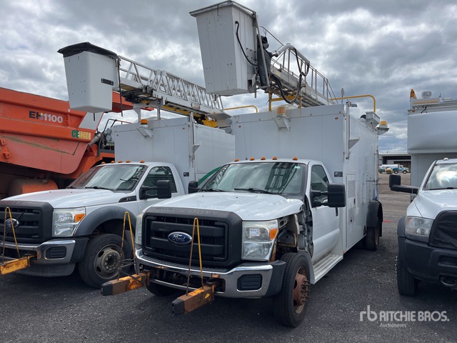 2000 Telelift TTS25-2002 FBHS 35 ft on 2011 Ford F-550 4x2 Van Mounted ...