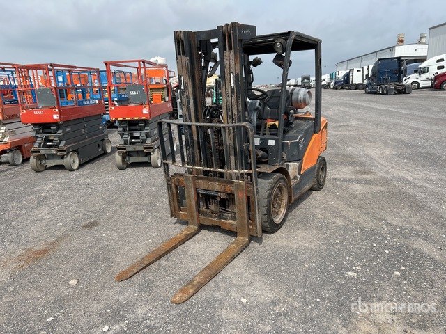 2018 Doosan G30N-7 5500 lb Pneumatic Tire Forklift | Ritchie Bros ...