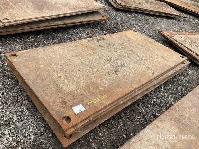 Quantity of (5) 1250mm x 2560mm (20mm thick) Steel Plates | Ritchie ...