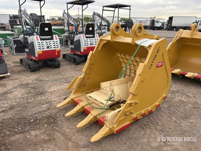 2025 TOFT CAT336 66 in Skeleton Excavator Bucket - Fits Cat 336 (Unused ...