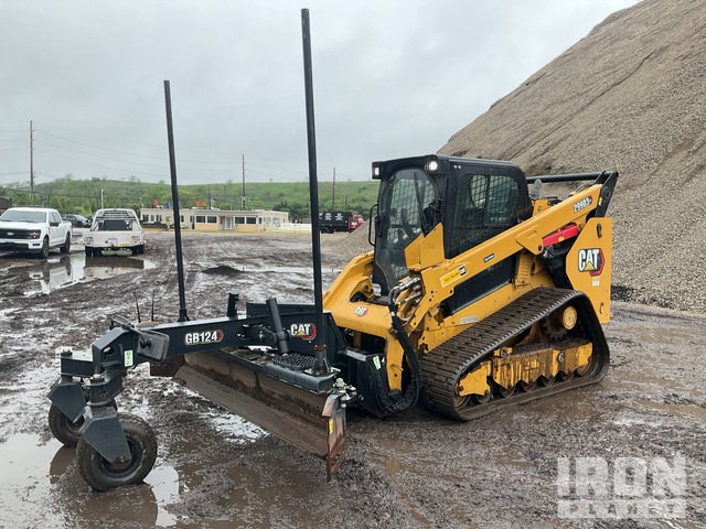 2021 Cat 299D3 XE Two-Speed Compact Track Loader w/Cat Grader & Laser ...