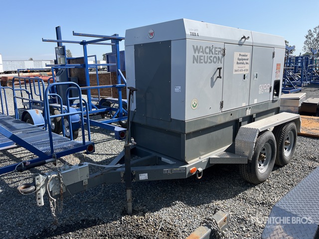 2012 Wacker G100 80 kW Mobile Generator Set | Ritchie Bros. Auctioneers
