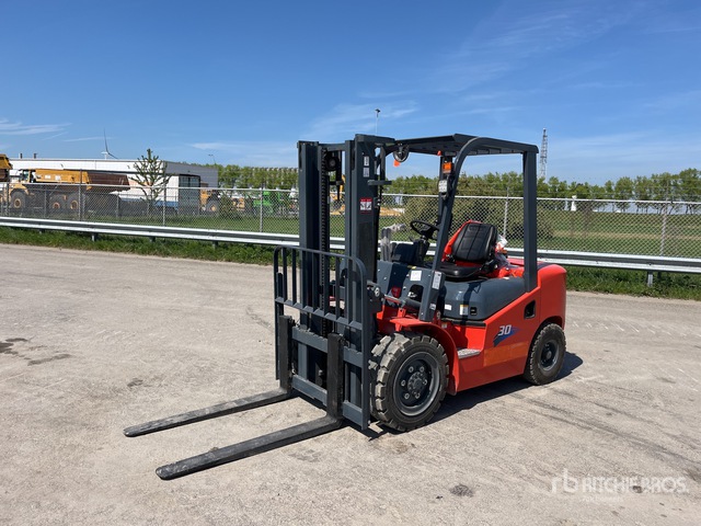 2025 Heli CPC30-Q25K2 3000 kg Forklift (Unused) | Ritchie Bros. Auctioneers