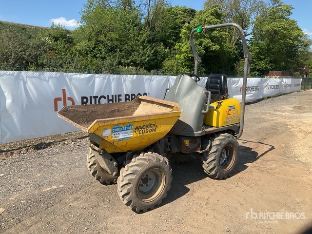 2012 Wacker Neuson 1001 1 ton 4x4 Hi-Tip Dumper | Ritchie Bros. Auctioneers