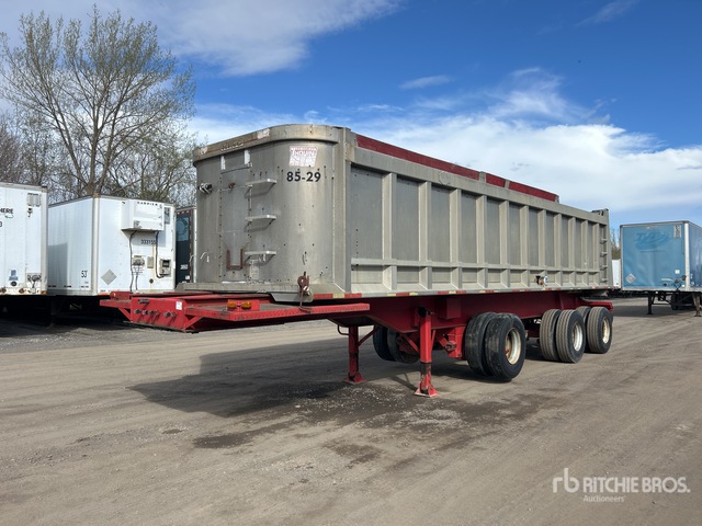 1985 Trailer King ASW-4 33 ft Tri/A Aluminum End Dump Trailer | Ritchie ...