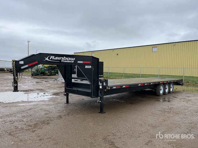 2022 Rainbow Excursion 30 ft Tri/A Gooseneck Equipment Trailer ...