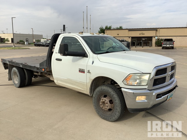 2012 Dodge 3500 Heavy Duty 4x2 Flatbed Truck in Midland, Texas, United ...