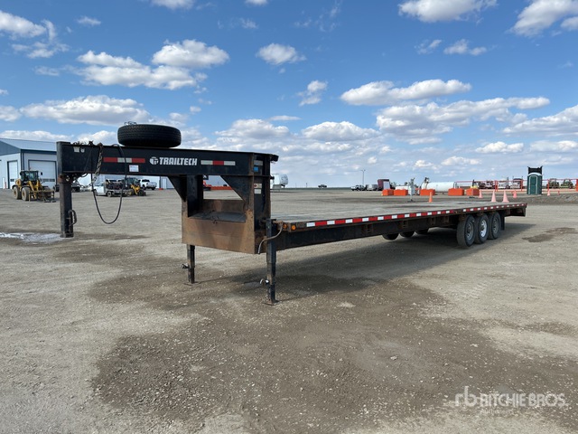 2011 Trailtech H370 36 ft Tri/A Gooseneck Flatbed Trailer | Ritchie ...