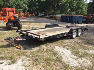 Orange Line TH70-20BK4AR2B 20 ft T/A Equipment Trailer hos DELAND ...