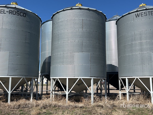 Westeel-Rosco +/- 2200 bu 6 Ring Hopper Grain Bin | Ritchie Bros ...