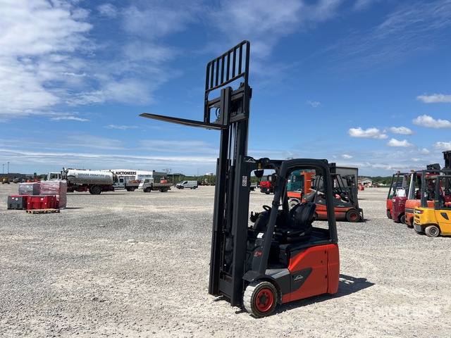 2018 Linde E14-02 1400 kg Electric Forklift | Ritchie Bros. Auctioneers