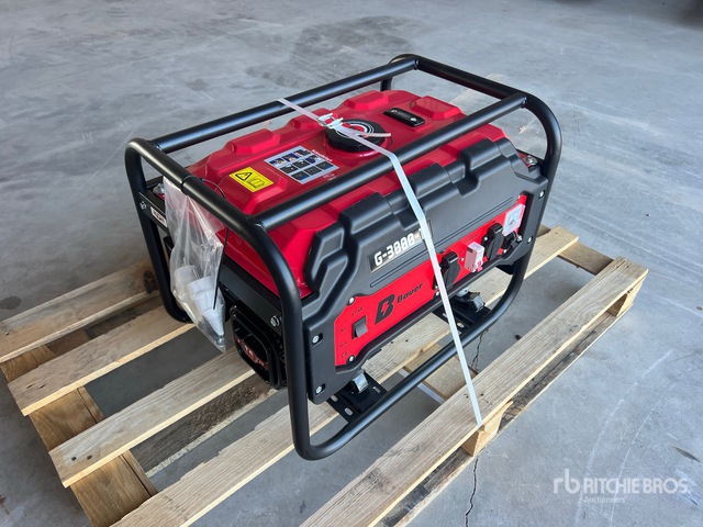 Bauer G-3000-1 3kW Groupe Electrogene (Non Utilise) Portable Generator Set (Unused) | Ritchie ...