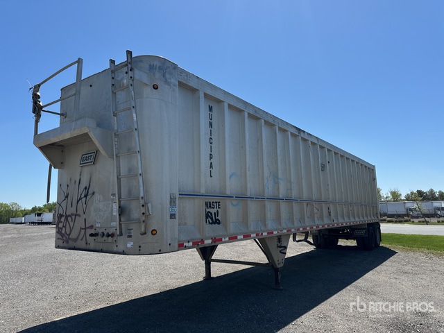 2018 East 48 ft T/A Aluminum Open Top Refuse Trailer | Ritchie Bros ...