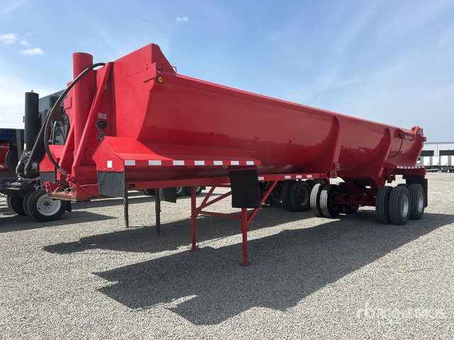 1995 Ranco 32 ft T/A Frameless End Dump Trailer | Ritchie Bros. Auctioneers