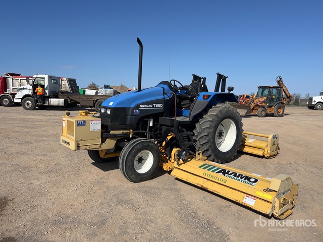 New Holland TS90 Mower Tractor | Ritchie Bros. Auctioneers