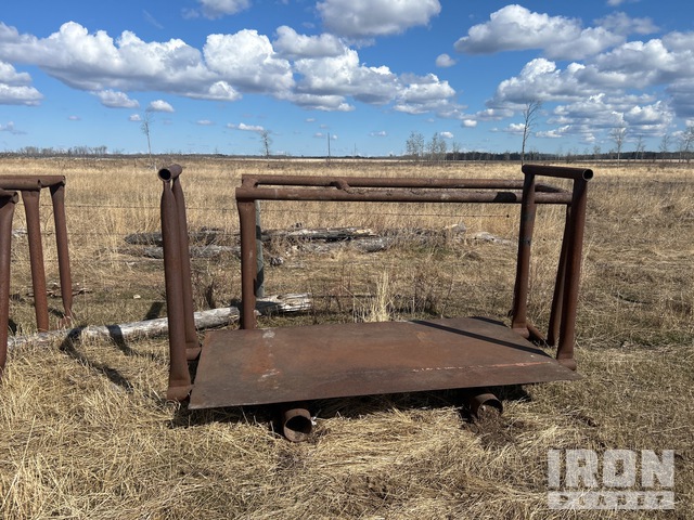 Quantity of (2) Fence post steel rack | Ritchie Bros. Auctioneers