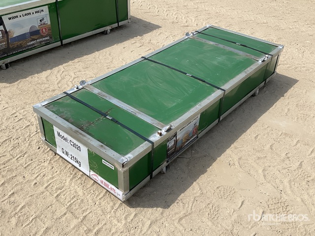 Suihe C2020 20 ft x 20 ft Container PVC Fabric Storage Canopy (Unused ...