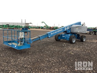 2014 Genie S-60X 4WD Diesel Telescopic Boom Lift in ODESSA, Texas ...