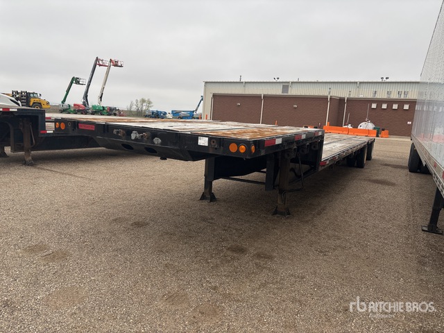 2009 Doonan 48 ft T/A Spread Axle Single Drop Step Deck Trailer ...
