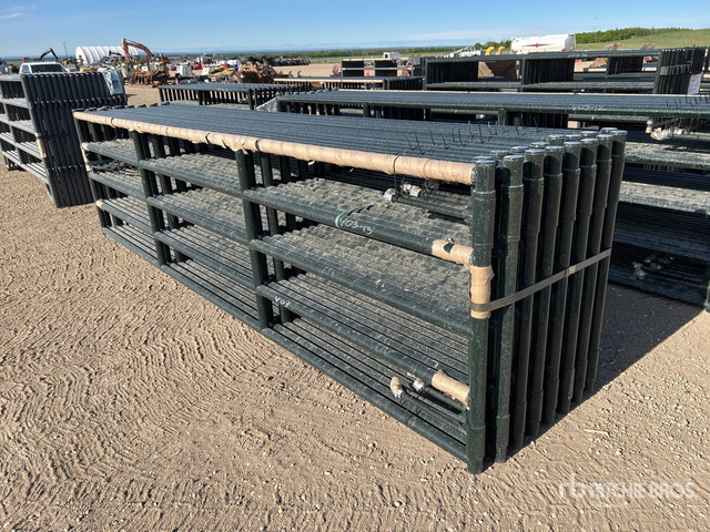 Quantity of (16) 2025 BYT MRG160 15 ft 6 in Magnum Ranch Livestock Gate ...