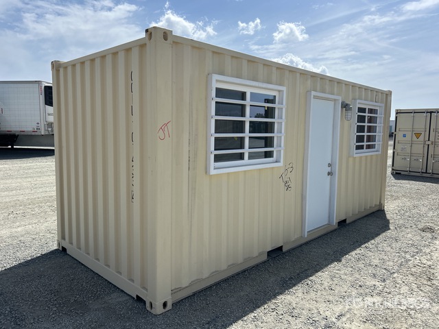 2024 20 ft x 8 ft Skid-Mounted 20 ft x 8 ft Storage Container ...