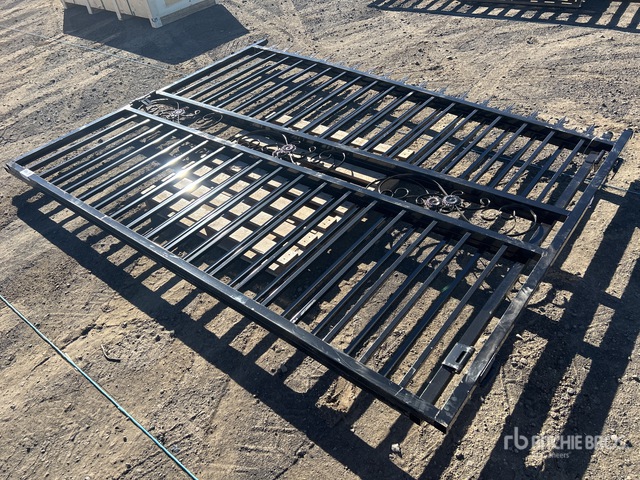 SKLP 20 ft Wrought Iron Bi-Parting Driveway Gate (Unused) | Ritchie ...
