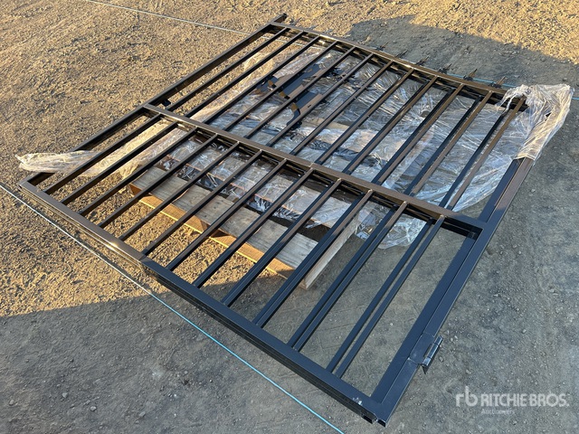 SKLP 14 ft Wrought Iron Bi-Parting Driveway Gate (Unused) | Ritchie ...