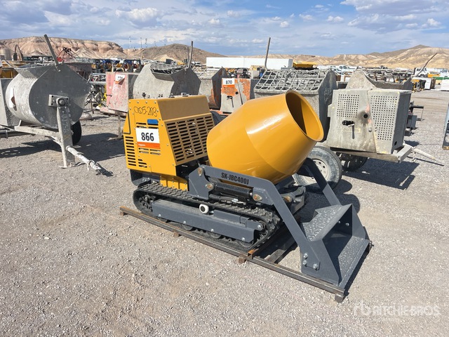 2025 SKLP SK-JBC400 400 L Mini Tracked Portable Concrete Mixer (Unused ...