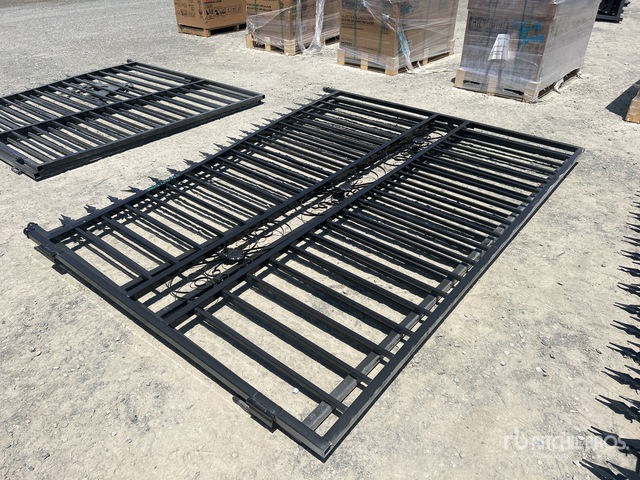 2025 SKLP SK-T20 20 ft Wrought Iron Bi-Parting Driveway Gate (Unused ...