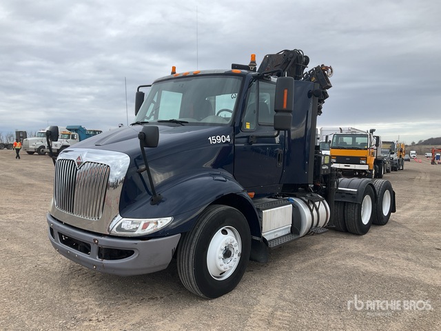 2003 Hiab 200C-3 7000 kg Knuckle Boom on 2015 International 8600 6x4 Boom Truck | Ritchie Bros ...