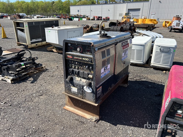 2016 Lincoln Electric Vantage 400 46 A Skid-Mounted Multi-Process ...