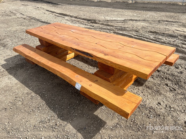 Handcrafted Artistic Log Picnic Table | Ritchie Bros. Auctioneers