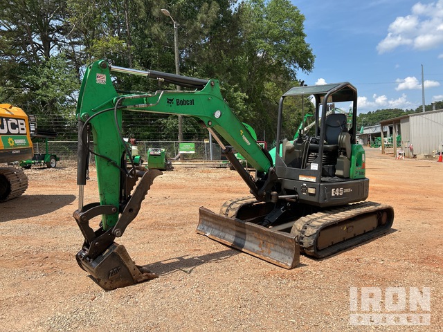 2017 Bobcat E45 Mini Excavator in Athens, Georgia, United States ...