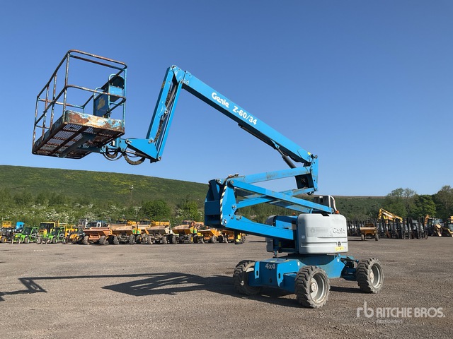 2014 Genie Z60/34 4WD Diesel Articulating Boom Lift | Ritchie Bros ...