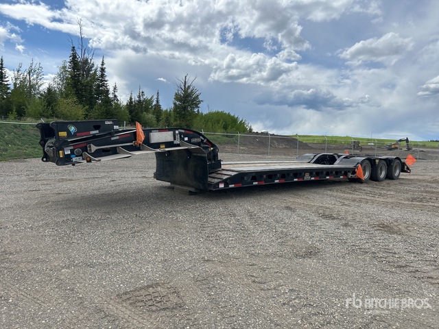 2022 Aspen 55 ton Tri/A Double Drop Removable Gooseneck Lowboy Trailer ...