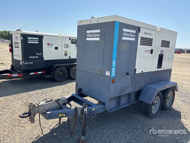 2017 Atlas Copco 125KVAJDFT4 100 kW Mobile Generator Set | Ritchie Bros ...