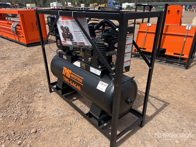 StanForge GAC40 Skid-Mounted 40 gal Air Compressor (Unused) | Ritchie ...