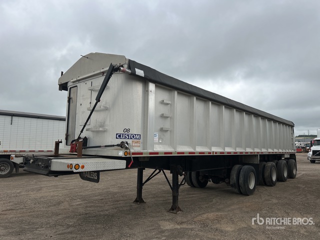 2008 Custom 42 ft Quad/A Tipping Trailer | Ritchie Bros. Auctioneers