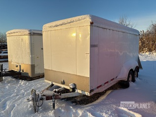 1997 Ox Body 16 ft T/A Enclosed Trailer, Columbia Station, Ohio, États ...